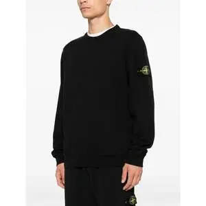 Stone Island Organic Cotton Logo Patch Sweatshirt