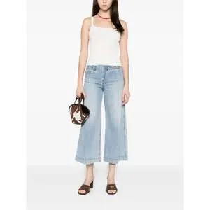 JW Anderson Pointelle Knit Bow Detail Tank Top