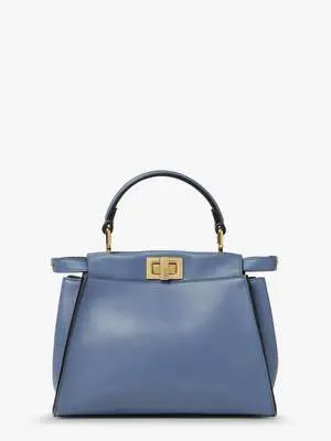 Fendi Peekaboo Mini Leather Handbag