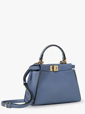 Fendi Peekaboo Mini Leather Handbag
