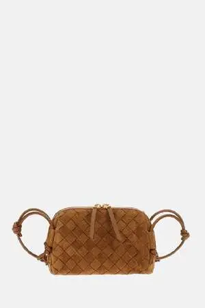 Bottega Veneta Concert Suede Intrecciato Pochette - Multicolor