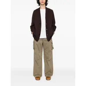 Our Legacy Wide-leg Herringbone Trousers