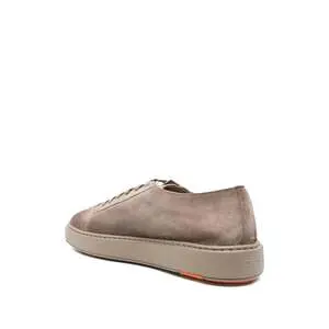 Santoni Suede Low-top Sneakers