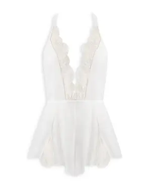 Bluebella Marisa Embroidered Chiffon Teddy