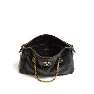 Valentino Garavani Panthea Leather Shoulder Bag