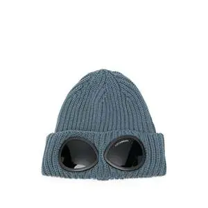 C.P. COMPANY Wool Goggle Beanie - Blue