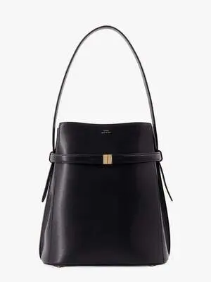 TOTEME Belted Leather Bucket Bag