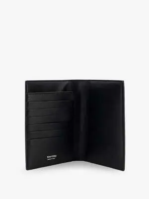 TOM FORD Leather Wallet With Crocodile Print