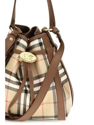 Burberry Mini Check Bucket Bag