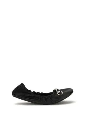 Gucci Leather Prima Ballerinas