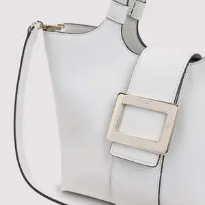 ROGER VIVIER Leather Shopping Mini Bag