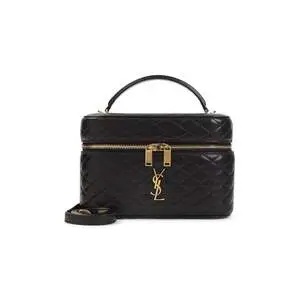 Saint Laurent Gaby Vanity Shoulder Bag - Black