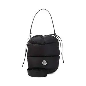 Moncler Caradoc Nylon Bucket Bag - Black