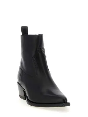 GOLDEN GOOSE Debbie Leather Ankle Boots