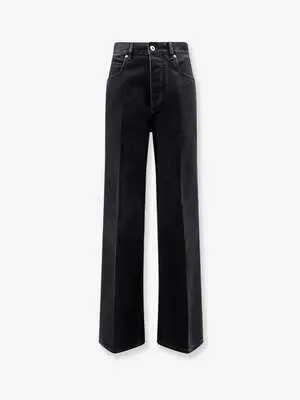 Bottega Veneta Flared Denim Trousers - Black