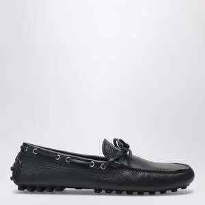 Prada Leather Loafers With Strap
