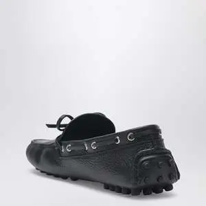 Prada Leather Loafers With Strap