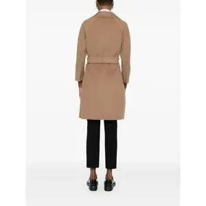 Max Mara Virgin Wool Belted Overcoat