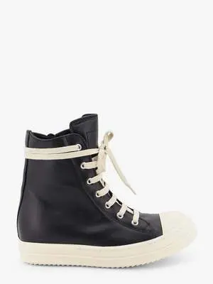 Rick Owens Leather High-top Sneakers