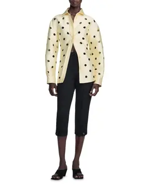Sandro Safran Slim Capri Pants