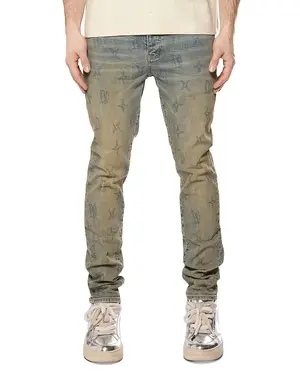 PURPLE BRAND Gothic Wire Skinny Fit Cotton Blend Jeans - Medium Indigo