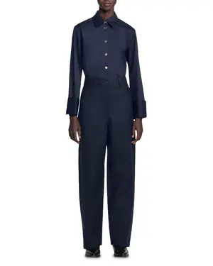 Sandro Spirit Barrel Leg Pants