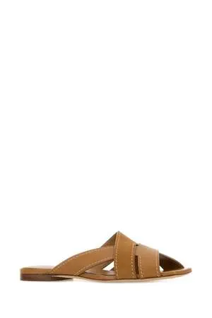TOD'S Suede And Leather Slippers