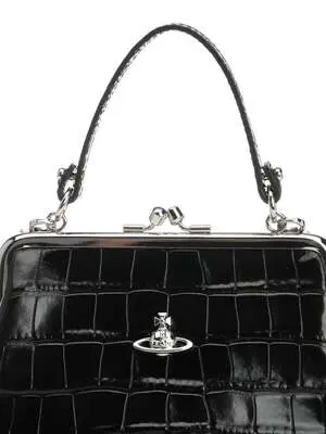 VIVIENNE WESTWOOD Crocodile-print Leather Granny Frame Purse