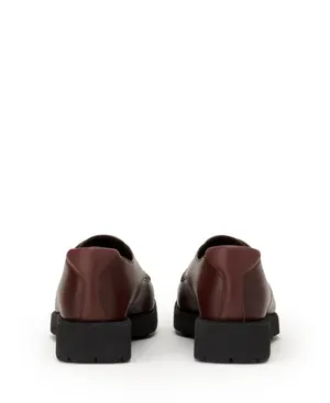 LANVIN Soft Leather Derby Shoes - Brown