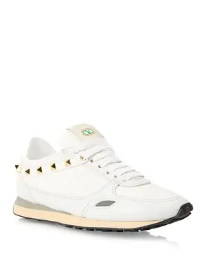 Valentino Garavani Stud Up Embellished Sneakers