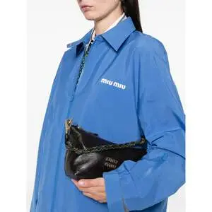 Miu Miu Nappa Leather Shoulder Pouch