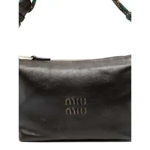 Miu Miu Nappa Leather Shoulder Pouch
