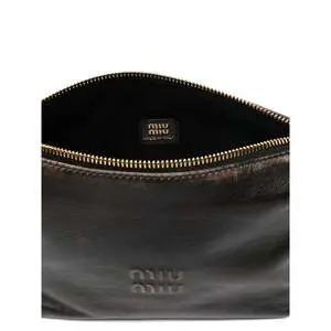 Miu Miu Nappa Leather Shoulder Pouch