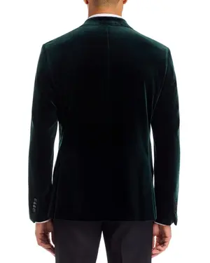 Etro Regular Fit Velvet Peak Lapel Jacket