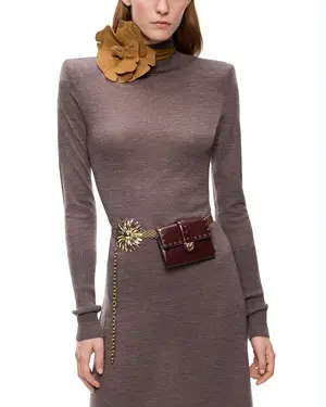 Pinko Londra Merino Wool Sweater Dress