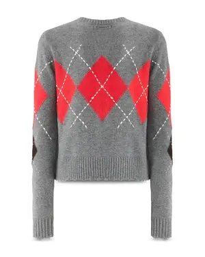 Pinko Cardiff Wool Argyle Cardigan