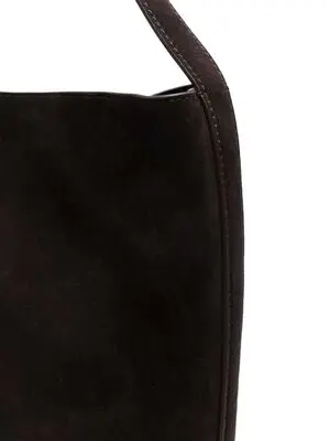 TOTEME Belted Suede Leather Tote