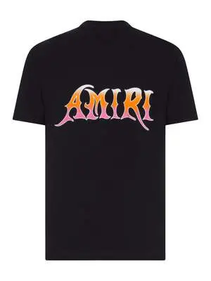 Amiri Cotton T-shirt With Front Logo