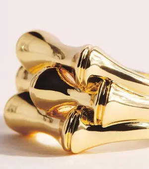 Eddie Borgo Plated Bambù Signet Ring