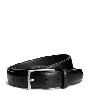 Sandro Leather Buckle Belt - Black