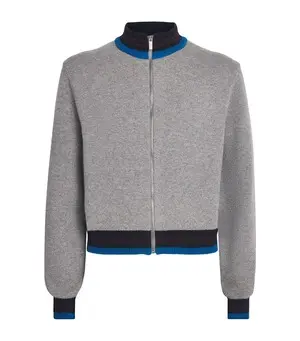 SYSTEM Wool-cotton Zip-up Cardigan
