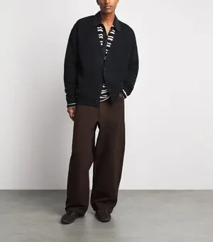 SYSTEM Wool-cashmere V-neck Cardigan