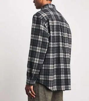 SYSTEM Wool-blend Check Shirt