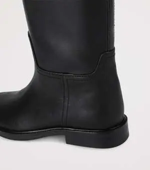 Kurt Geiger Leather Sloane Riding Boots