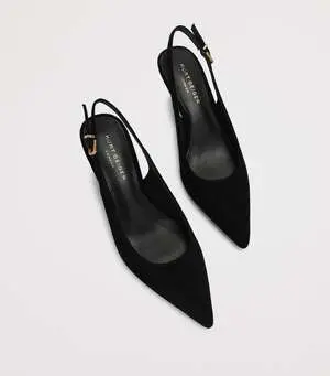 Kurt Geiger Suede Stepney Slingback Pumps
