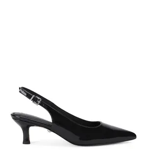 Kurt Geiger Patent Leather Stepney Slingback Pumps - Black