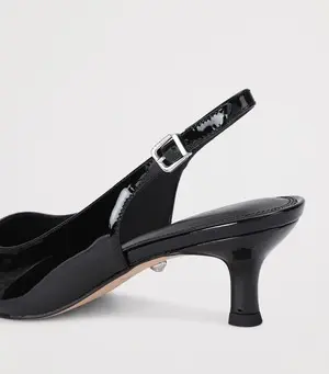 Kurt Geiger Patent Leather Stepney Slingback Pumps