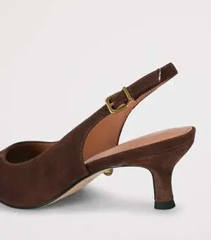 Kurt Geiger Suede Stepney Slingback Pumps