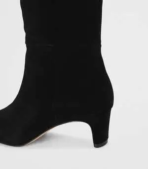 Kurt Geiger Suede Ascot Knee-high Boots