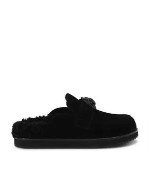 Kurt Geiger Suede Eagle Clog Mules